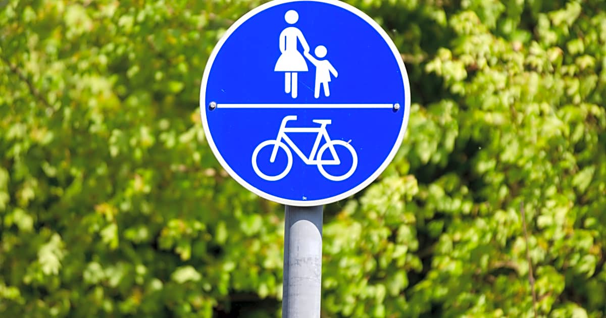 Rechtstipp: Rücksicht auf Fußgänger auf kombiniertem Rad- und Gehweg ...